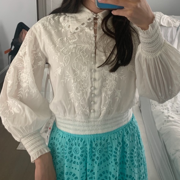 Alice + Olivia | Tops | Sample Alice And Olivia Blouse | Poshmark